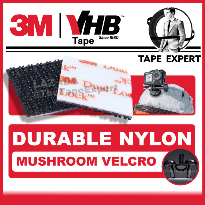 [TapeExpert] 3M Dual Lock Mushroom Velcro SJ3551 Nylon Velcro Heavy ...