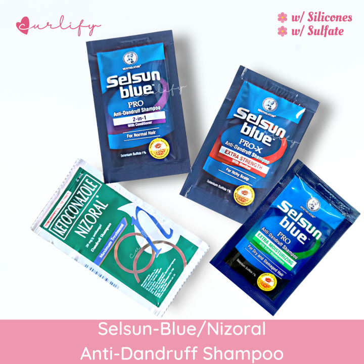 Selsun Blue / Nizoral Anti Dandruff Shampoo Sachet | Lazada PH