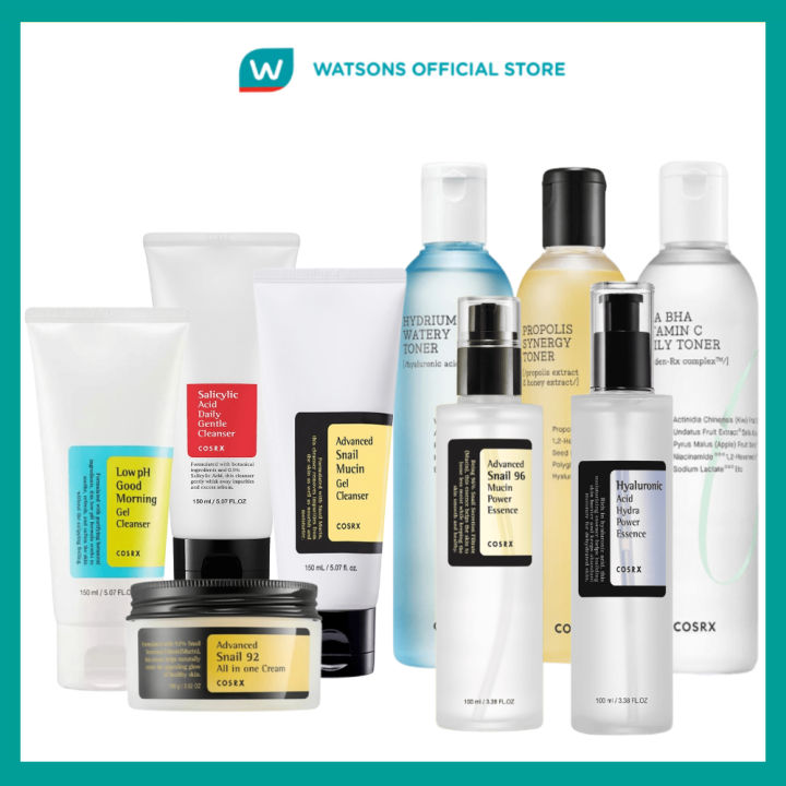 COSRX Products - Salicylic Cleanser, Low pH Cleanser, Acne Pimple Patch ...