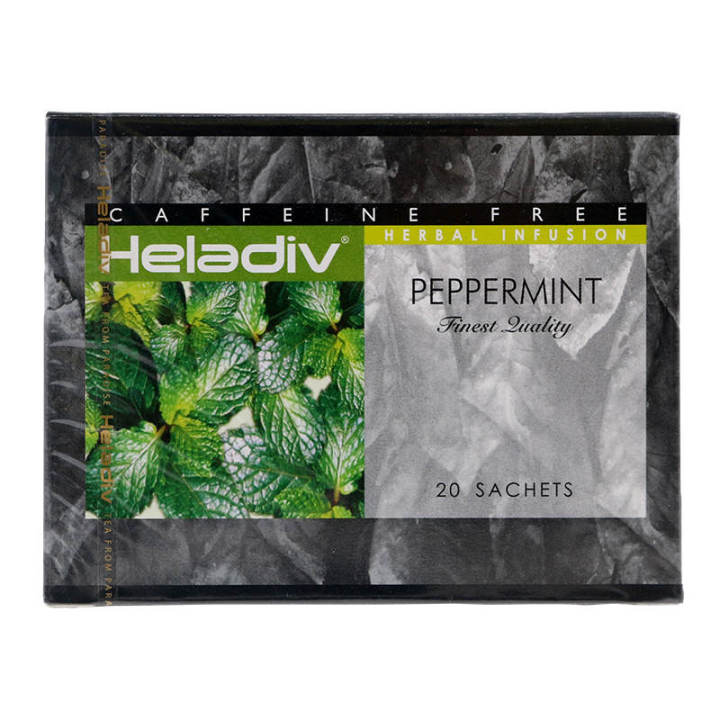 เฮลาดิฟชาผงสกัดคาเฟอีนกลิ่นเปปเปอร์มิ้นท์ชนิดซอง 30กรัม Heladiv ...