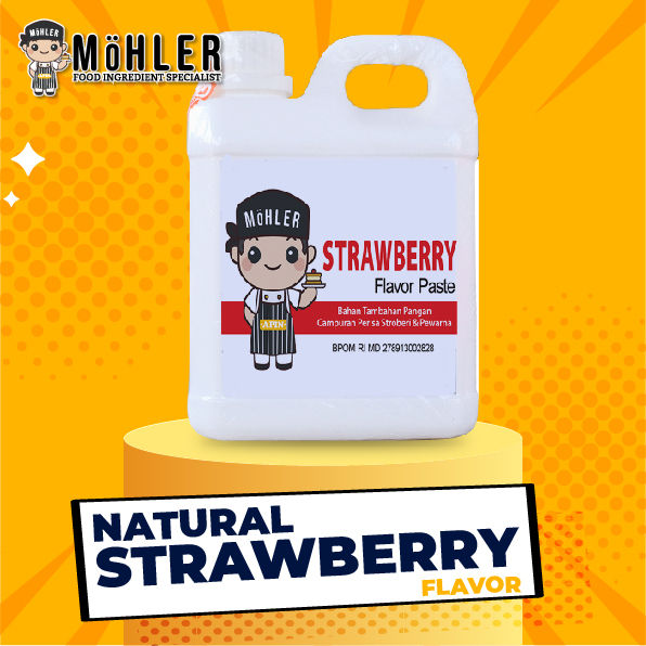 MÖHLER Natural Strawberry Flavor Paste Emulco 1KG | Lazada