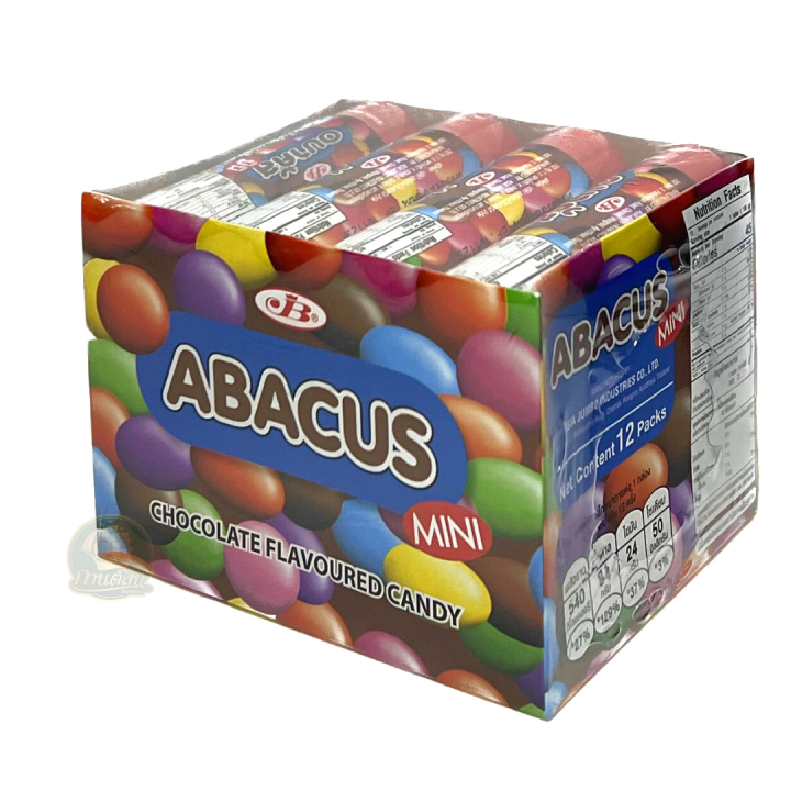 อบาคัส ABACUS ช็อกโกแลต ขนาด 10 กรัม บรรจุ 12 ชิ้น | Lazada.co.th