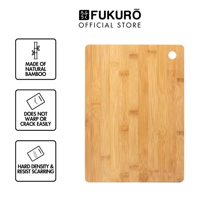 Fukuro Bamboo Cutting Board M Chef Series High Quality Natural ...