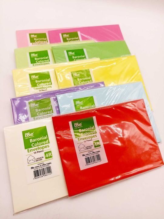 Stationary Colored Envelopes mailers envelope / sobre | Lazada PH