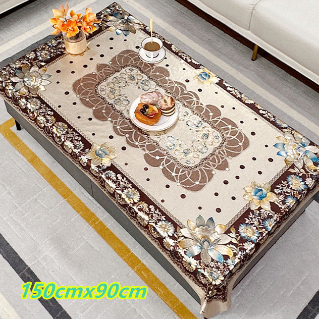 Taplak Meja Sultan Anti Air Motif Kotak Kotak Bahan PVC 150x90 Cm Meja ...