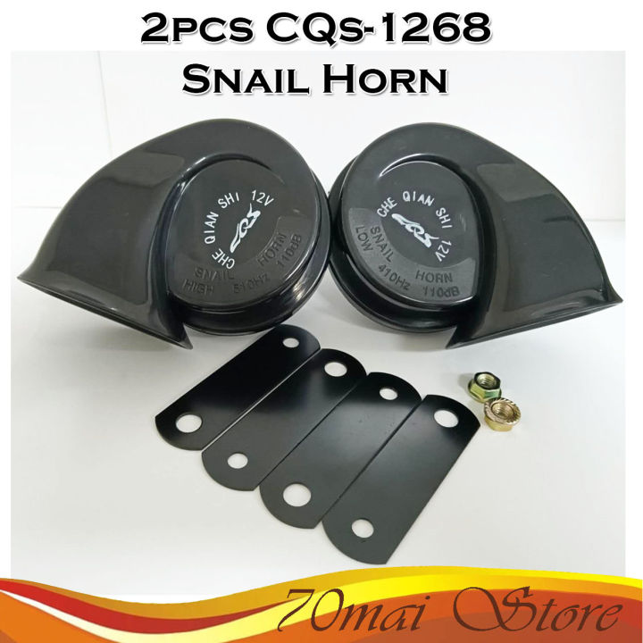 CQs-1268 High Quality Twin Tone Snail BM Horn 12V | Lazada PH