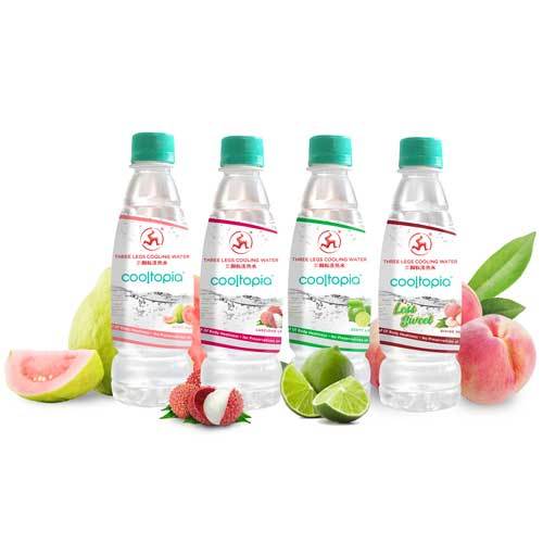 3Legs Cooltopia Cooling Water (Guava/Lime/Lychee/Peach) 320ml | Lazada