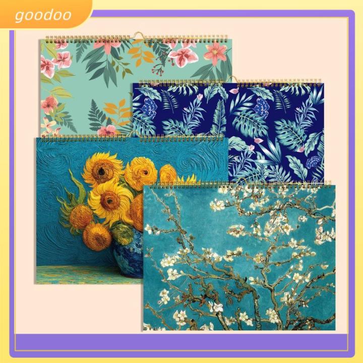 GOODOO ฉบับภาษาอังกฤษ ปฏิทินติดผนังปี 2026 บล็อกวันที่ขนาดใหญ่ ดีไซน์ ...