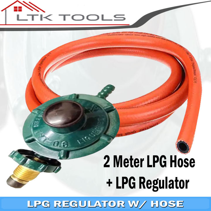 LPG HOSE WITH LPG REGULATOR 2METER LONG | Lazada PH