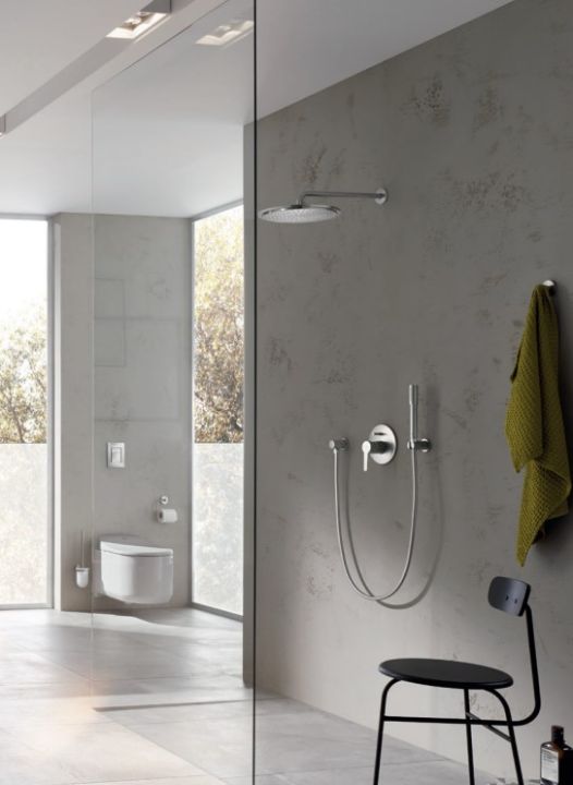 GROHE Super Steel Concealed Two Way Shower System | Lazada Singapore