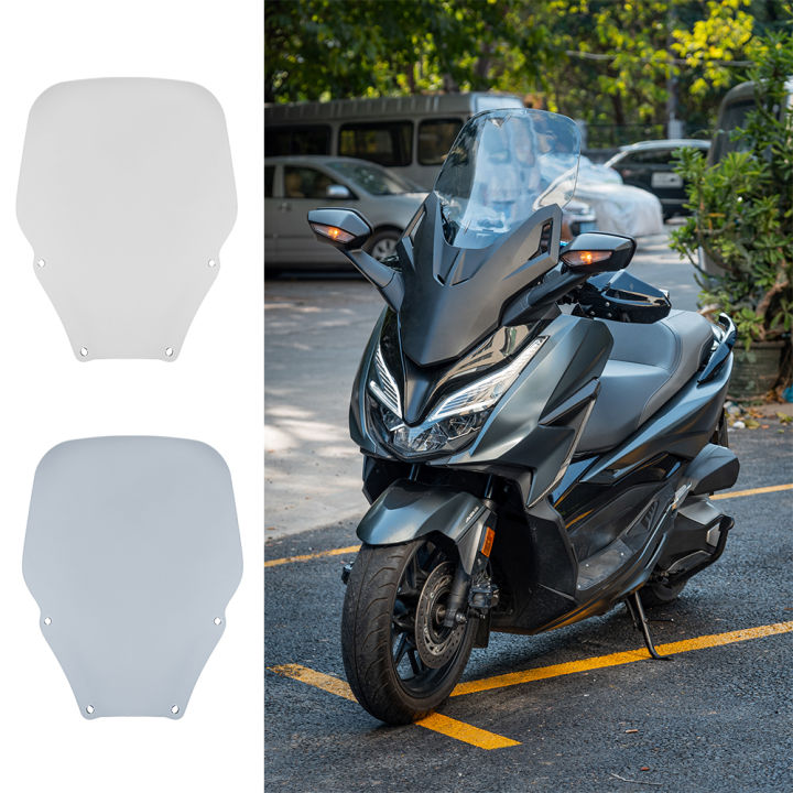 หน้าจอกระจกกระจกบังลมสำหรับมอเตอร์ไซค์ฮอนด้า FORZA350 FORZA 350 NSS350 ...