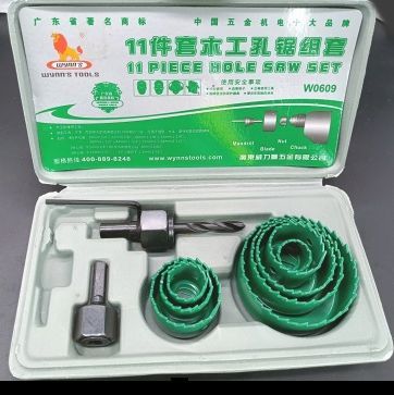 WYNNS HOLE SAW SET 8PCS(W0608) 11PCS(W0609) 16PCS((W0610) | Lazada PH