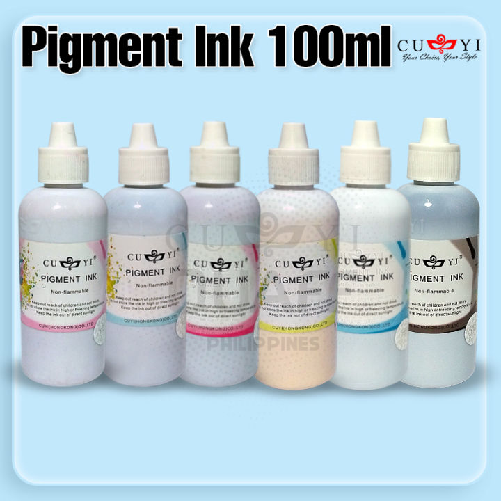 Cuyi Pigment Ink 100ml 6 Colors | Lazada PH