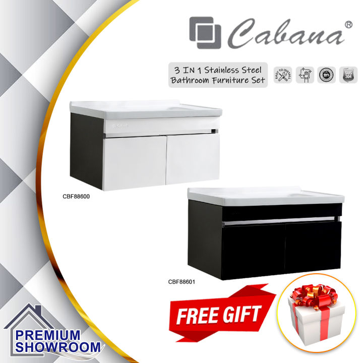 CABANA Stainless Steel Water Proof Bathroom Furniture Basin Cabinet ...
