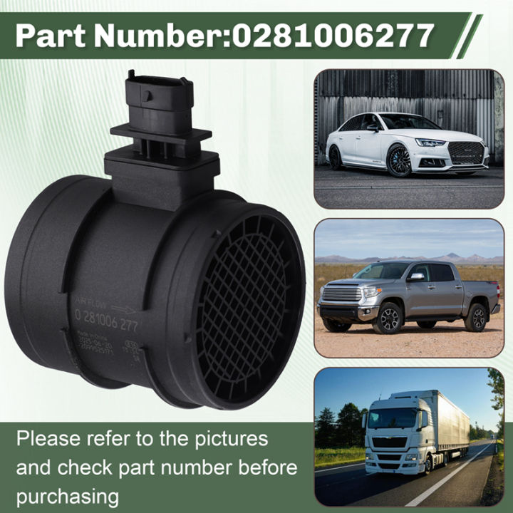 【shhdjjj】Car Mass Air Sensor for 0281006277 Replacement Truck Air Meter ...