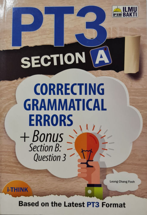 PT3 Section A: Correcting Grammatical Errors | Lazada
