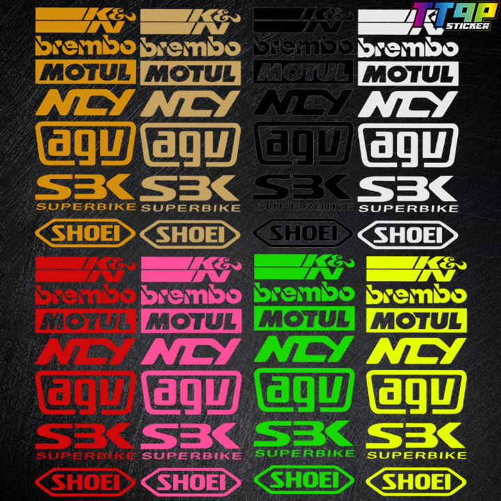 1 Set Reflective Motorcycle Side Strip Bicycle Helmet Sticker Car ...