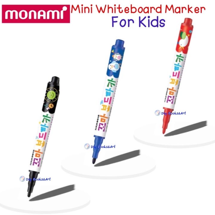ปากกาไวท์บอร์ด รุ่นมินิ หัวเล็ก 1.0 mm MONAMI MINI WHITE BOARD MARKER ...