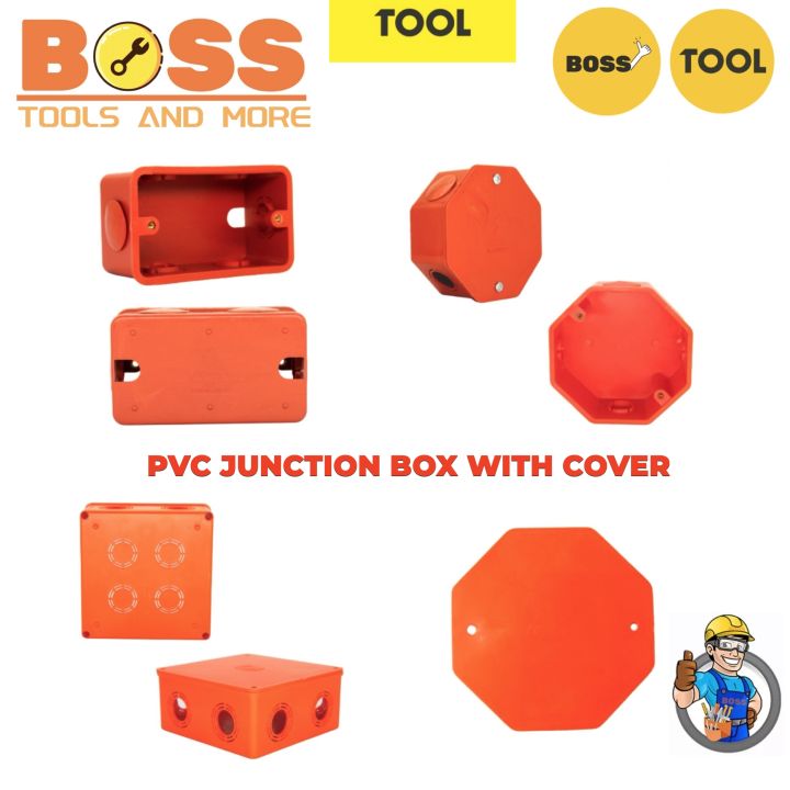 PVC Orange Poly Junction Box Utility Box Square Junction Box Cover For ...