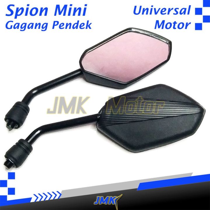 Spion Mini Tangkai Pendek Hitam Honda Model Aspira 12-BM02 Universal ...