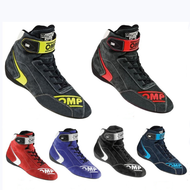 Leather OMP Racing shoes FIA Certified Car Carding Motorhome Flame ...