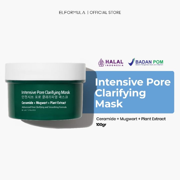 ELFORMULA Intensive Pore Clarifying Mugwort Mask - Clay Mask Mud Mask ...