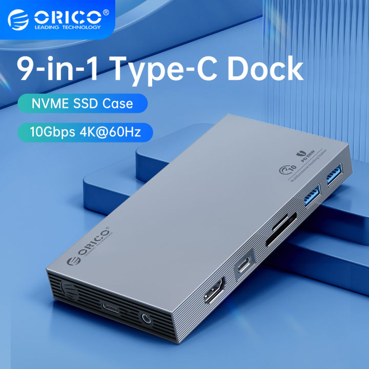 ORICO USB C HUB Type C to Multi HDMI-compatible 4K60Hz PD100W USB3.0 ...