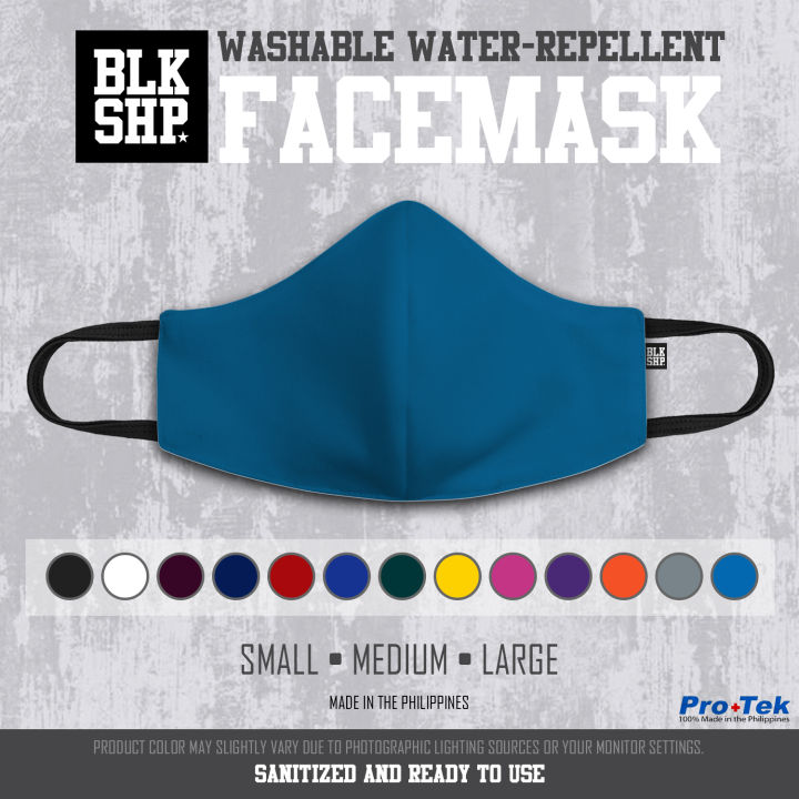BLKSHP Water-Repellent Washable Reusable Facemask Face Mask | Lazada PH