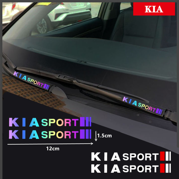 2Pcs KIA Wiper Stickers Car Front and Rear Windshield Decals for KIA K2 K3 KX3 K4 K5 | Lazada PH