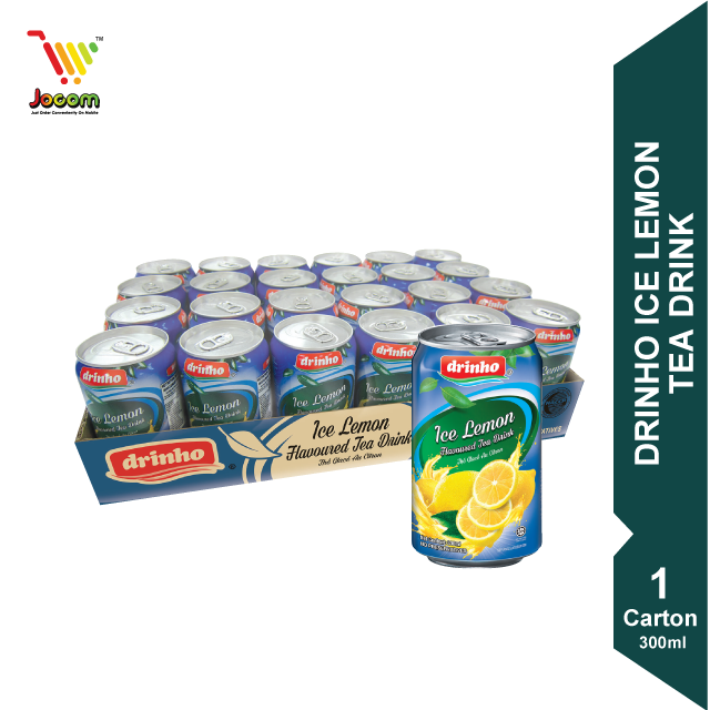 Drinho Ice Lemon Tea Drink 1 Carton (24 x 300ml) | Lazada