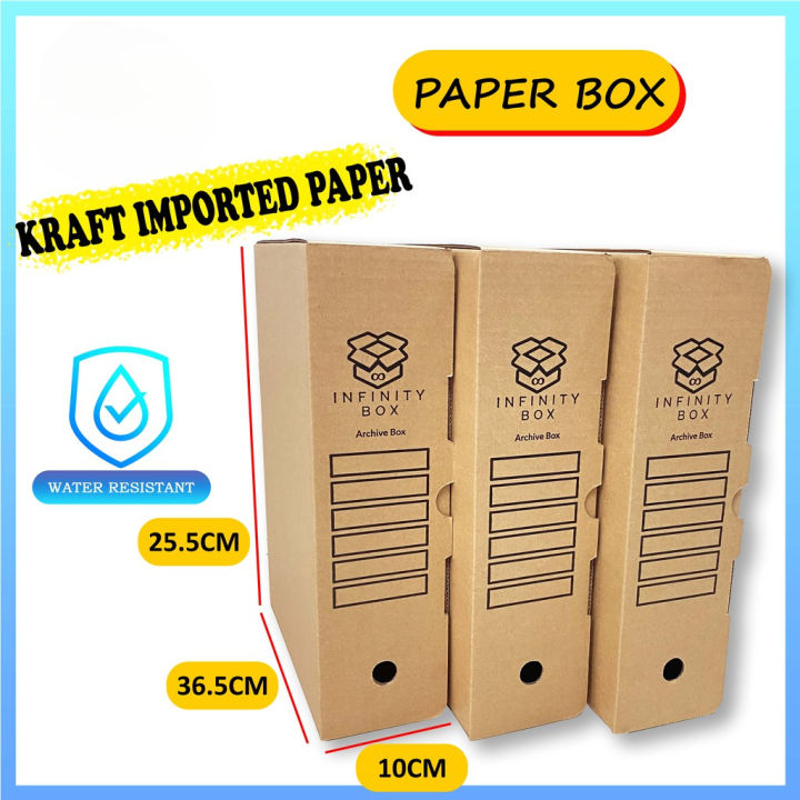 Paper File Box / Archieve Box / Document Box | Lazada