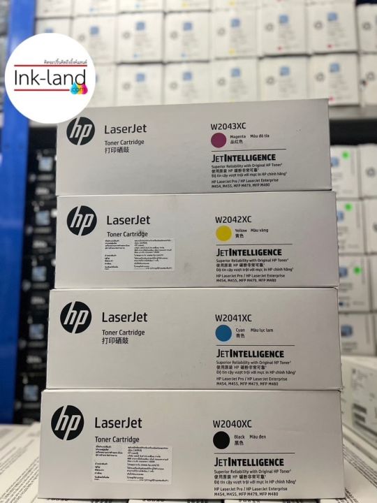 HP 416XC W2040/1/2/3XC BK/C/M/Y ตลับหมึกโทนเนอร์ ของแท้ | Lazada.co.th