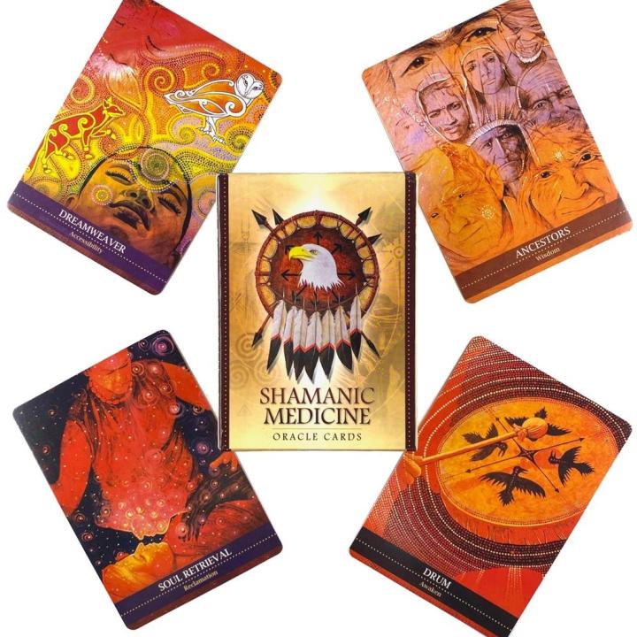 Shamanic Medicine Oracle Cards Leisure Party Table Game ไพ่ทาโรต์คำ ...