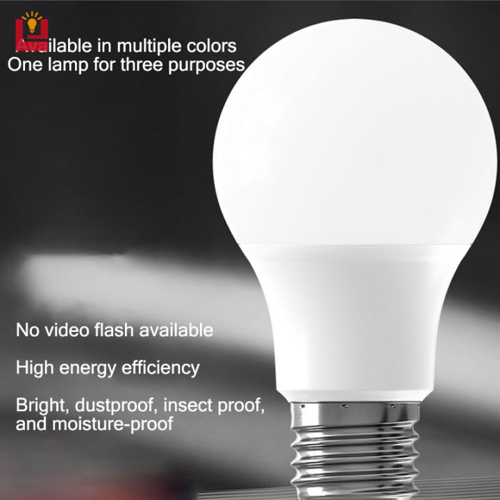 YONUO Bóng đèn LED E27 Bóng đèn vặn ánh sáng trắng 3w7w12w18w2 5W chiếu sáng trong nhà siêu sáng ...