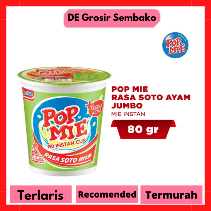 Pop Mie Rasa Soto Ayam Jumbo 77gr Satuan | Lazada Indonesia