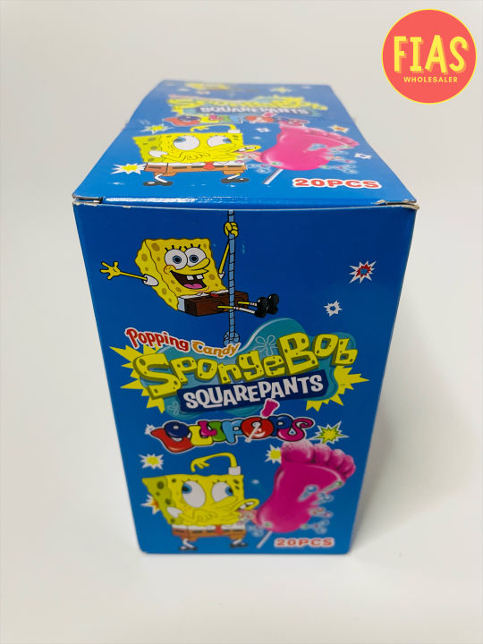 30 Pieces Squarepants Popping Lollipop Candy | Lazada PH