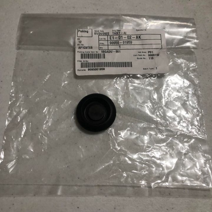 ORIGINAL TOYOTA RUBBER FLOOR PLUG 25MM DIAMETER (90950-01959) | Lazada PH