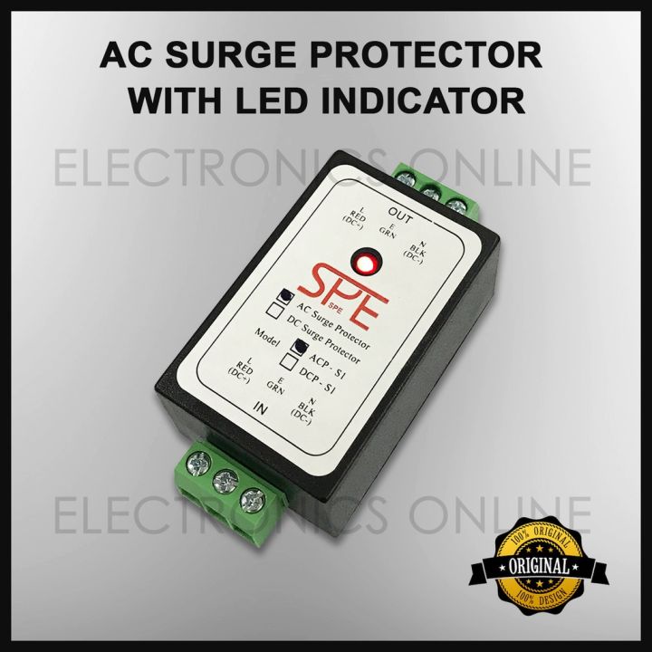 1PCS AC Surge Protector with LED Indicator 110VAC 240VAC Lightning ...