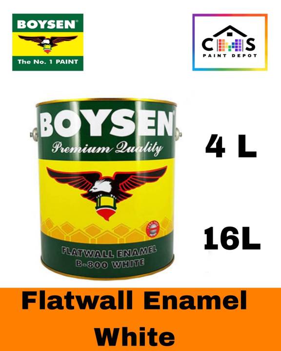 Boysen Flat wall enamel white | Lazada PH
