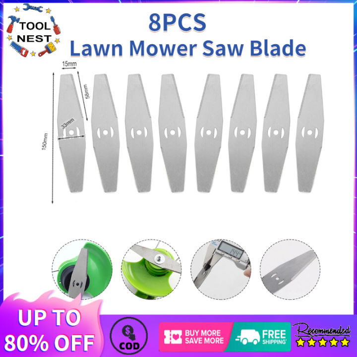 Tool Nest 8 PCS 150mm Steel Metal Grass String Trimmer Replacement Saw ...