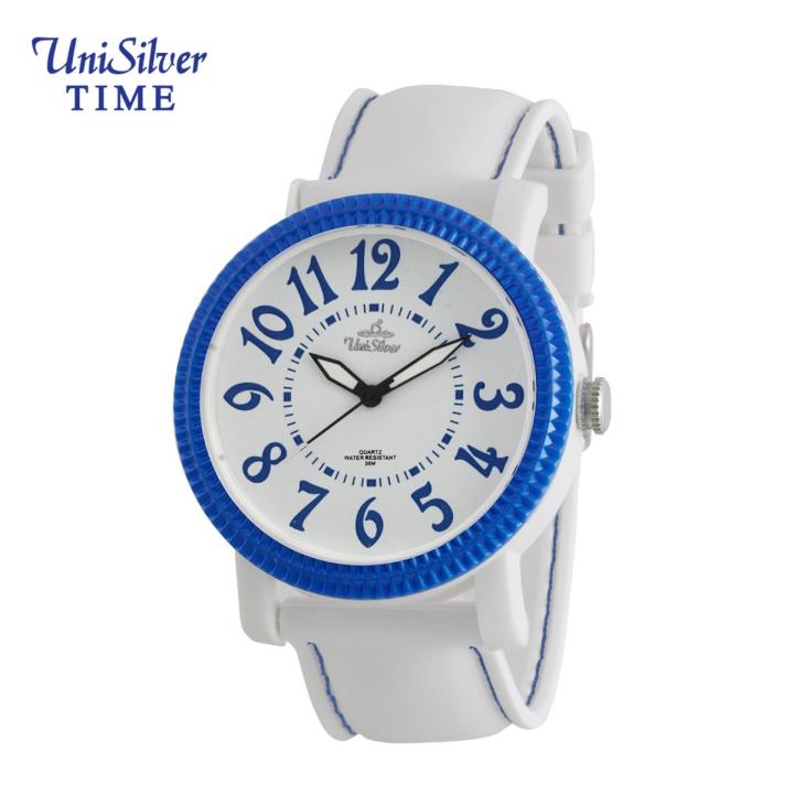 UniSilver TIME Unisex White Analog Rubber Watch KW3444-1001 | Lazada PH
