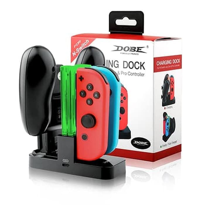 Dobe Charging Dock For Nintendo Switch JoyCon and Pro Controller ...