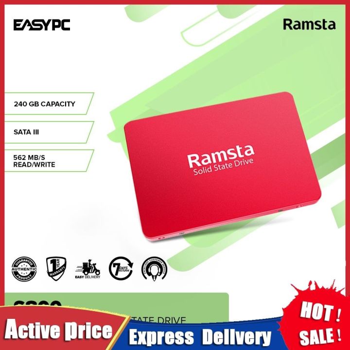 EasyPC Ramsta S800 120GB / 240GB / 128GB / 256GB / 512GB / 1TB SATA 2.5 ...