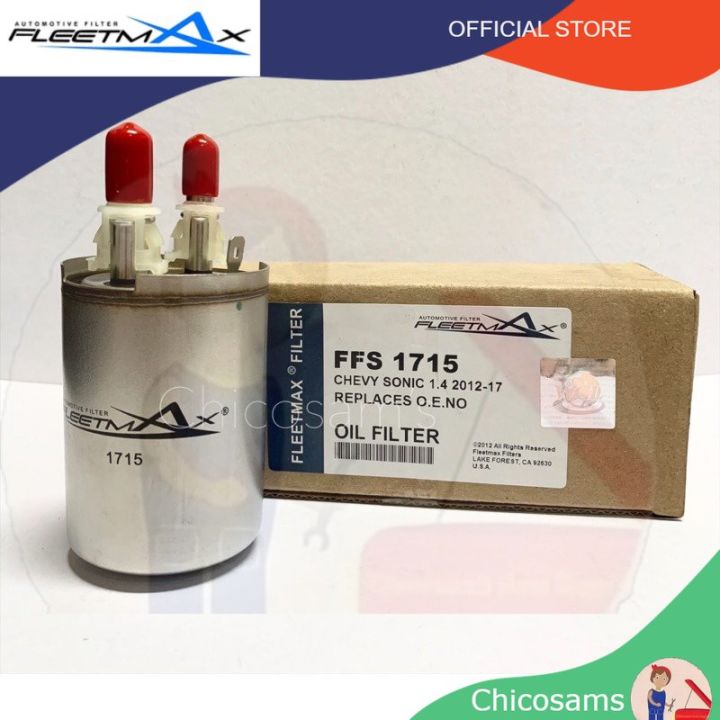 Fleetmax Fuel Filter FFS1715 Chevrolet Sonic 1.4 ‘12-‘18 | Lazada PH