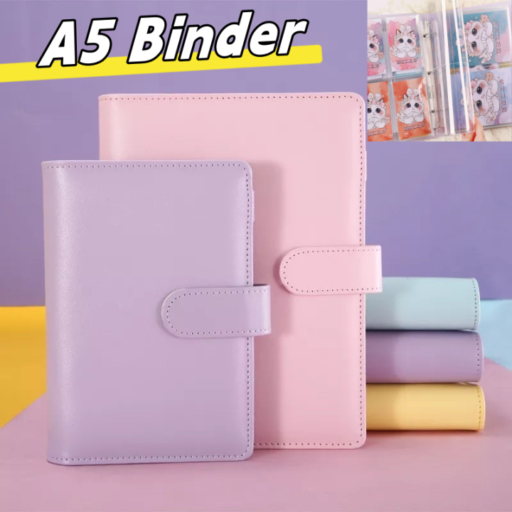 4pcs macaron binder a5 a6 photocard binder money organizer binder ...