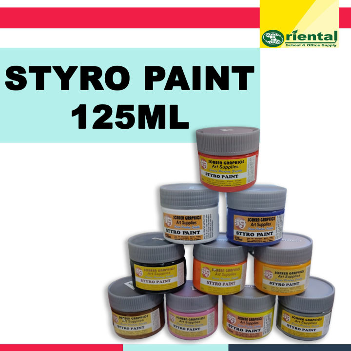 Styro Paint 125ml - Good for Arts and Crafts - Painting Skills ...