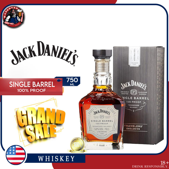 Jack Daniel's Single Barrel 50% ABV 100 Proof 700mL | Lazada PH