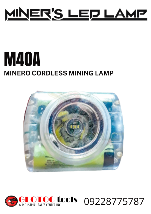 MINERO Cordless Mining Lamp M40A | Lazada PH