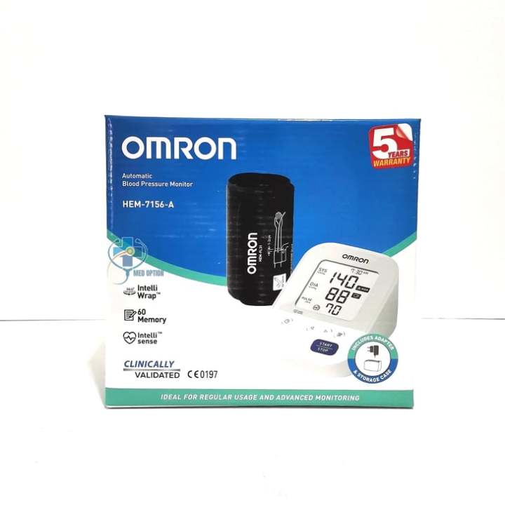 BP Digital Arm, OMRON HEM 7156-A | Blood Pressure Digital OMRON 7156-A ...