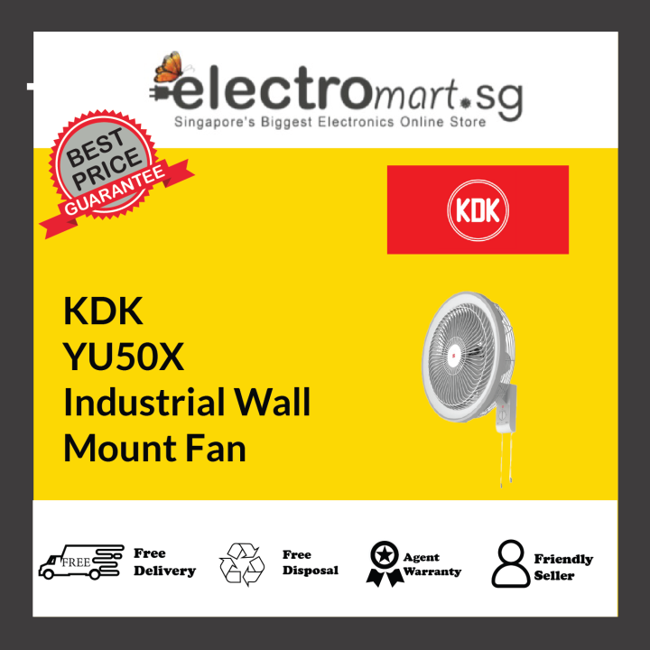 KDK YU50X Industrial Wall Mount Fan | Lazada Singapore